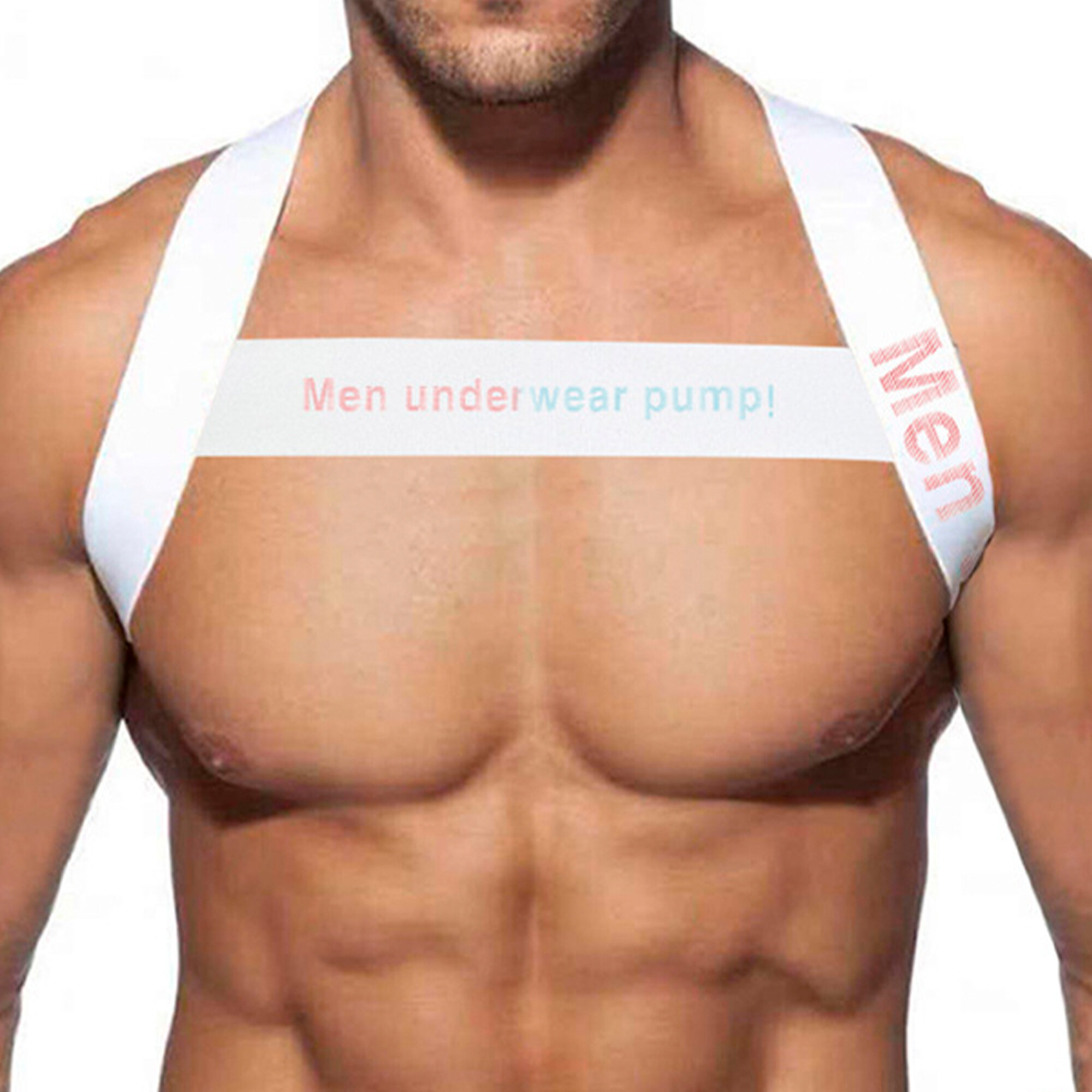 Портупея мужская PUMP! MP9054-1 , белая, размер универсальный