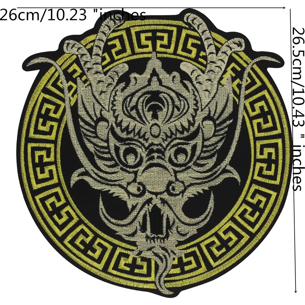 Нашивки с драконом и львом для одежды NO.2