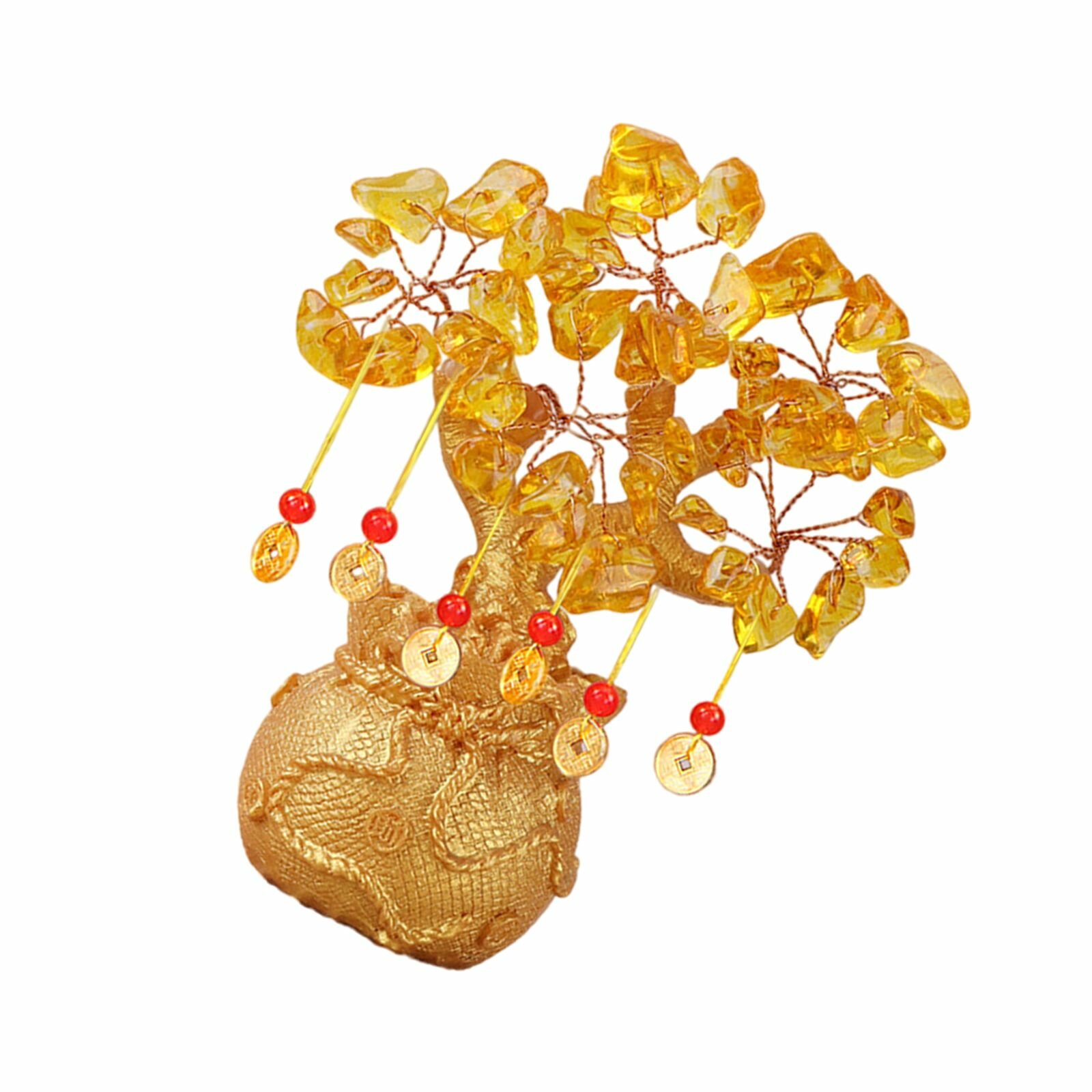 Кристаллическое денежное дерево фэншуй для удачи украшение дома или офиса