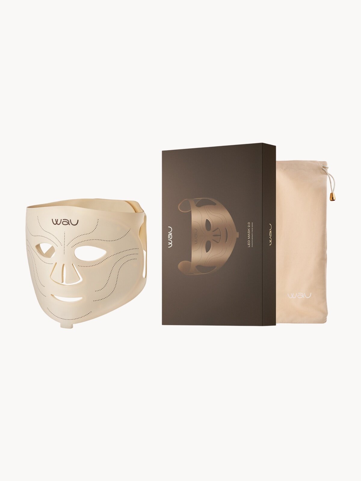 WAU LED маска WAU 2-го поколения светодиодная для фототерапии лица
