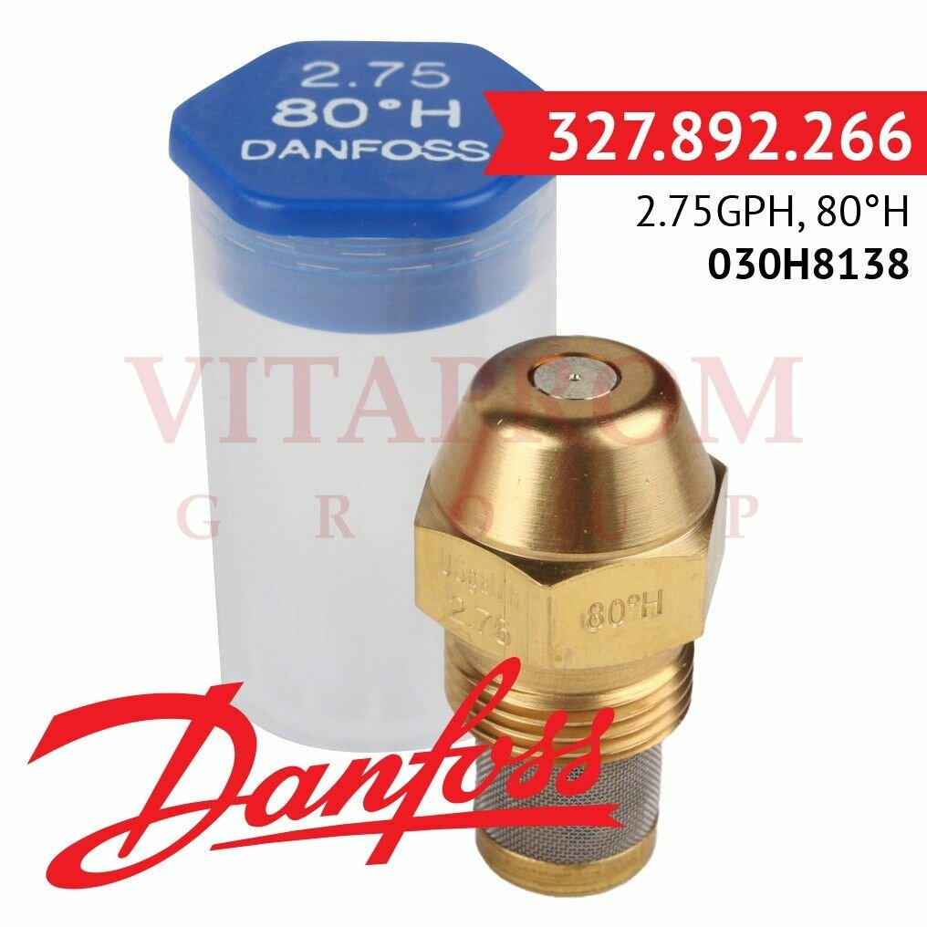 Форсунка Danfoss 2.75GPH,80H, 030H8138