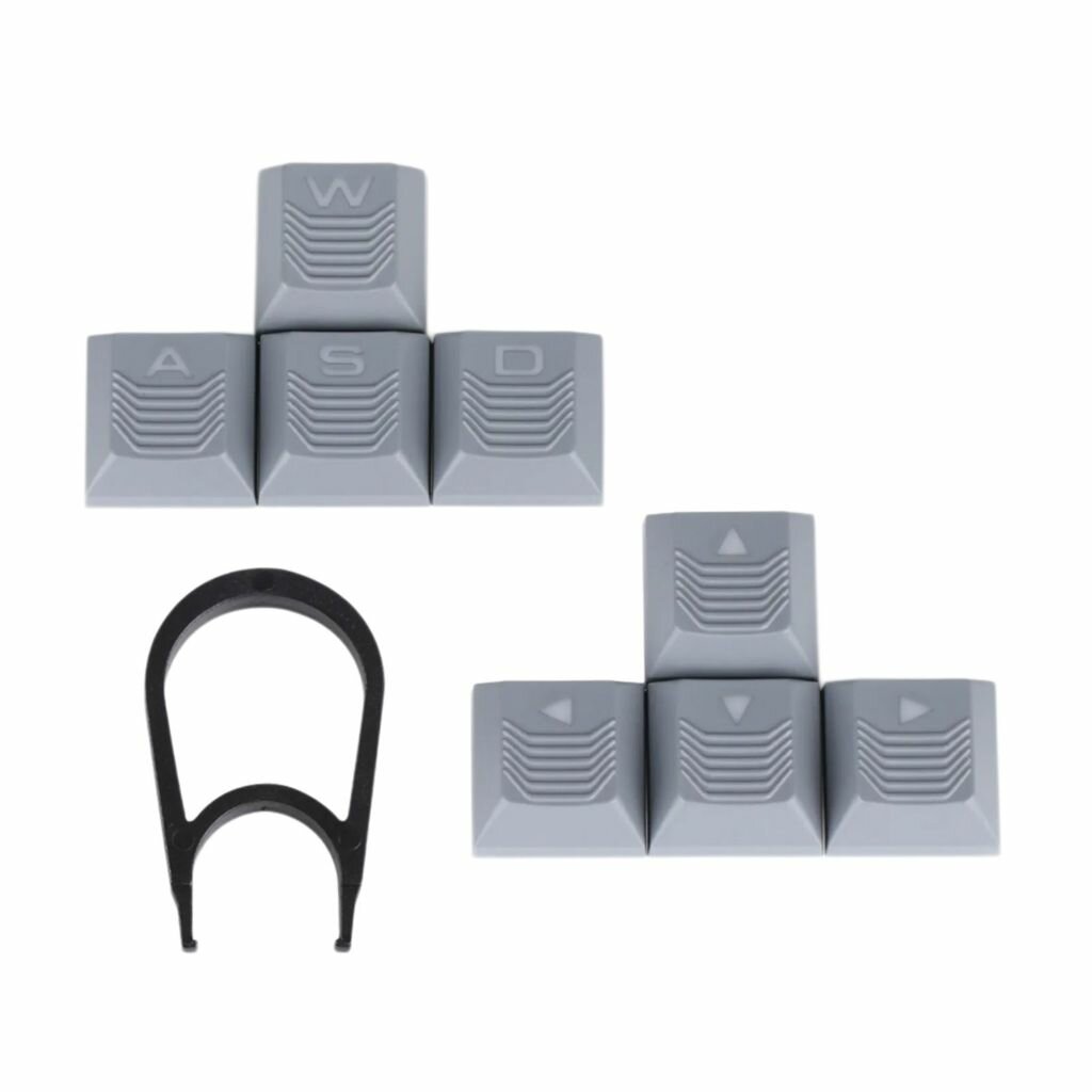 (8 клавиш) WASD + клавиши со стрелками, шашечки, пропускающие свет, серые