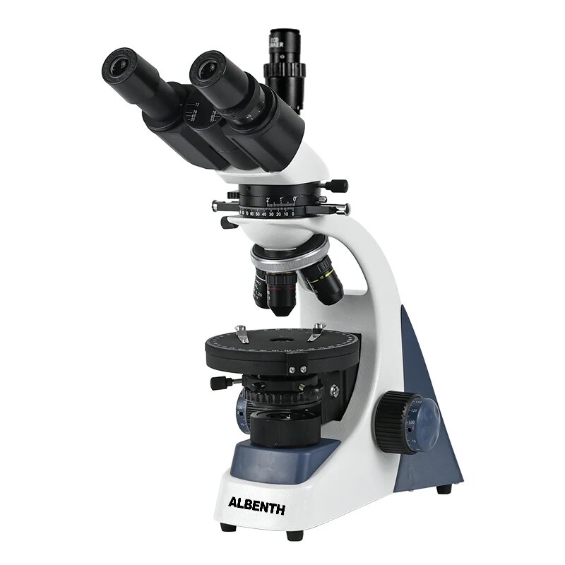 Бинокулярный поляризационный микроскоп ALBENTH 40X-1000X PM-10T