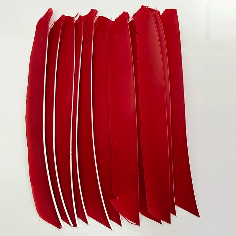Перья индейки для стрел 25 шт. Красный, lw red