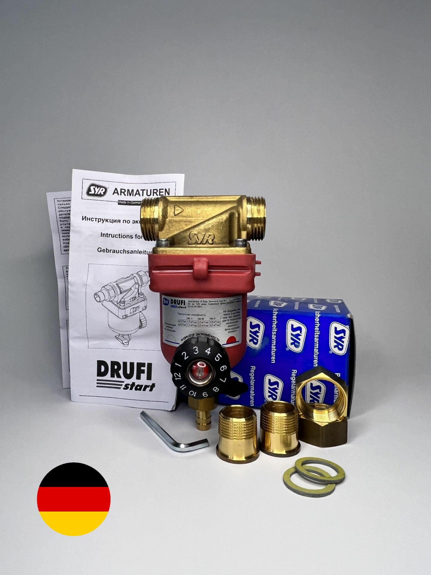 Фильтр с обратной промывкой SYR DRUFI start HOT 3/4