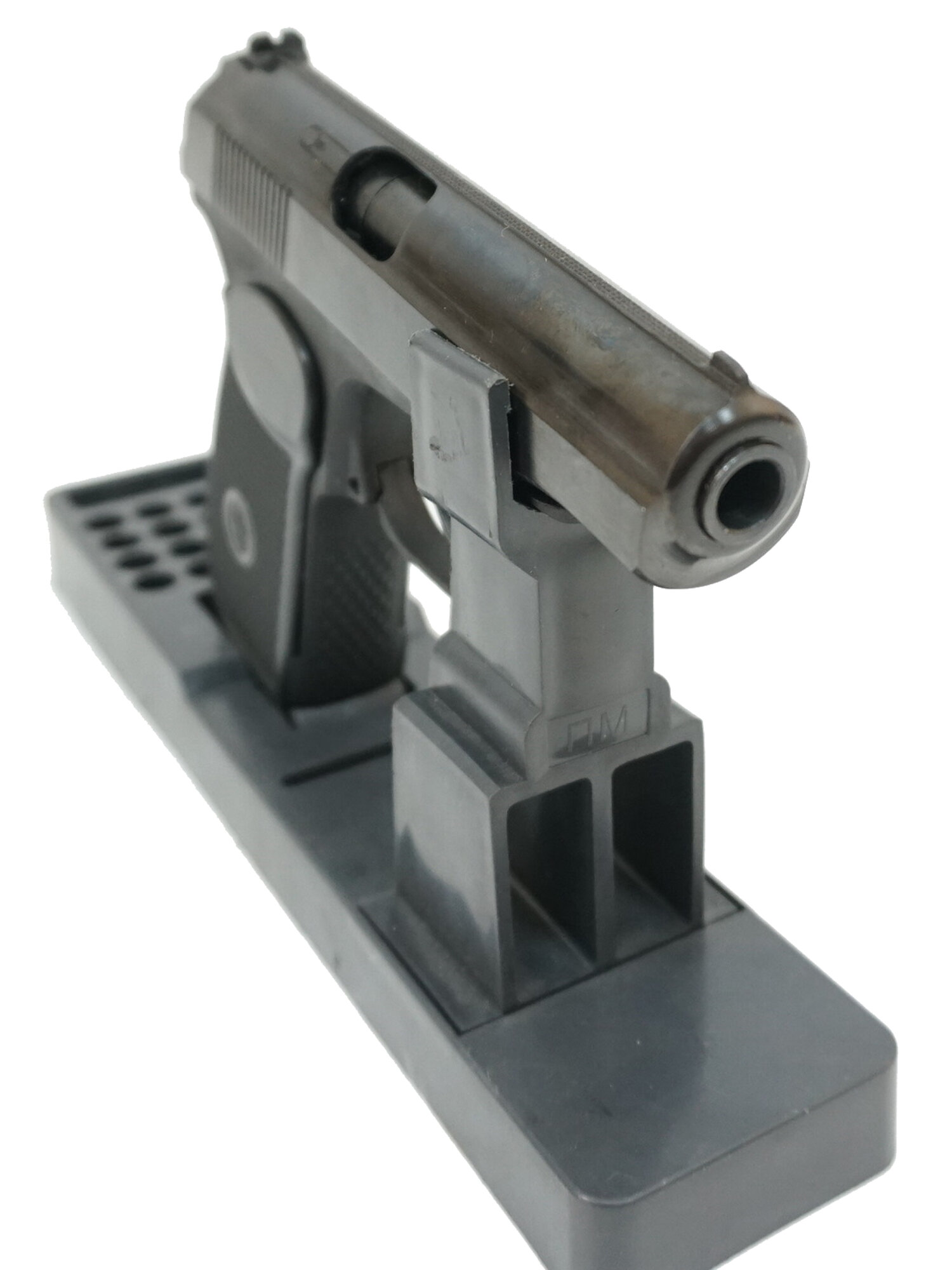 Пневматический пистолет МР-654К черная рукоятка, 4,5 мм