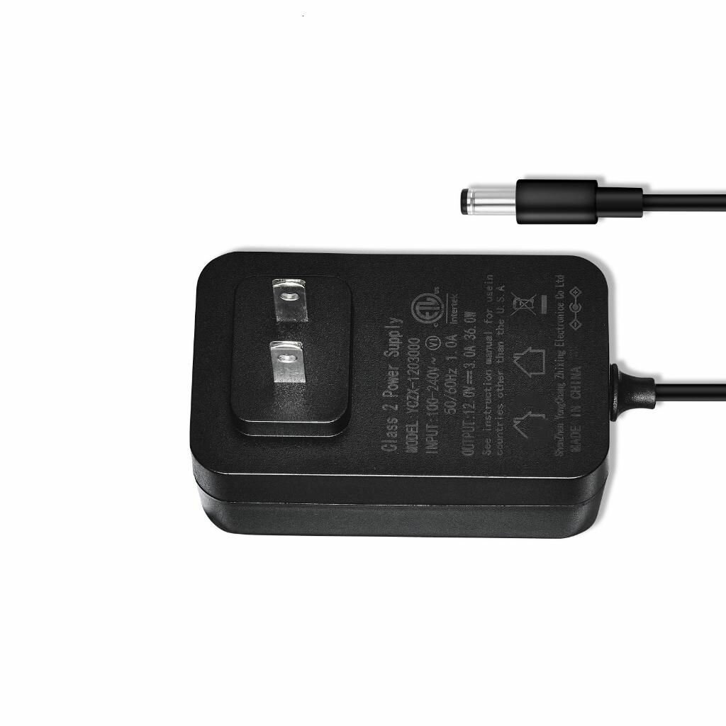 Универсальный адаптер питания DC12V3A/24V1.5A с разъемом 5.5x2.5mm/5.5x2.1mm для LED камер, DC 5.5x2.5 - 12V3A