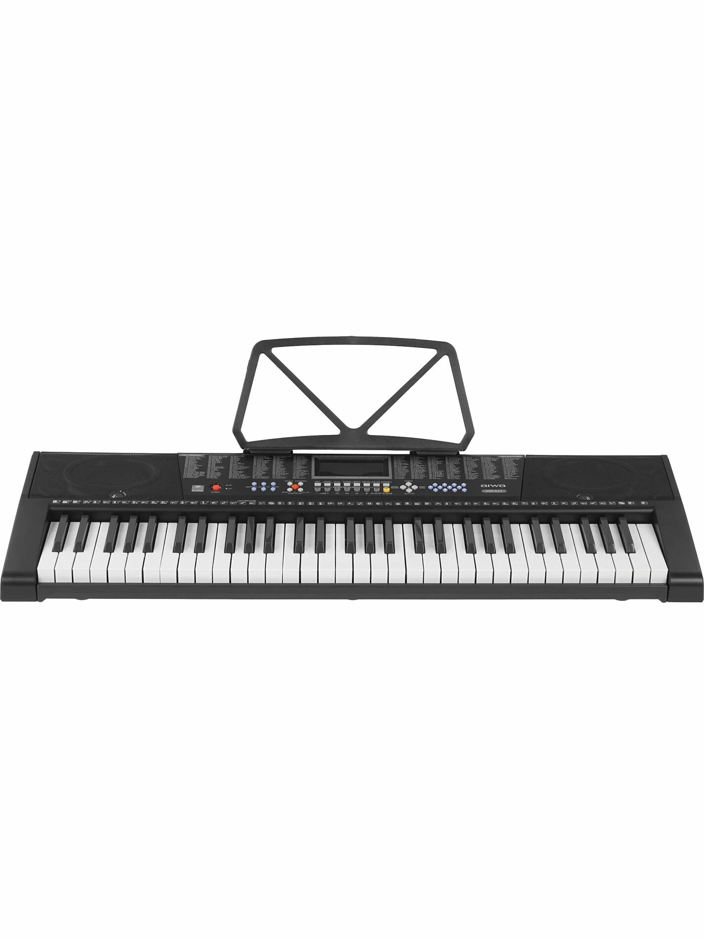 Синтезатор AIWA ASZ-612, 61 клавиша, питание от сети, информационный дисплей, чёрный