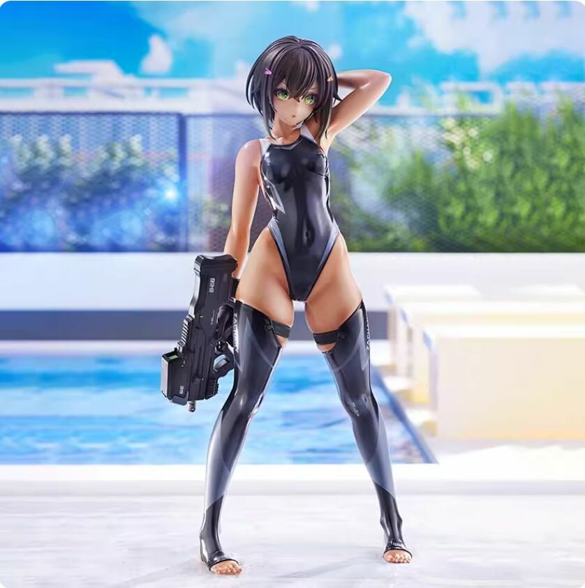 Фигурка аниме 18+ сексуальная девушка (AMAKUNI Hobby JAPAN ARMS NOTE Buchou-chan of the Swimming Club )22cm-пакет with box