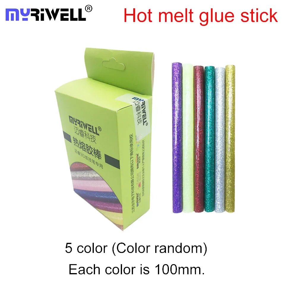 Myriwell 3D ручка Doodler 6 цветов Hot melt glue stick