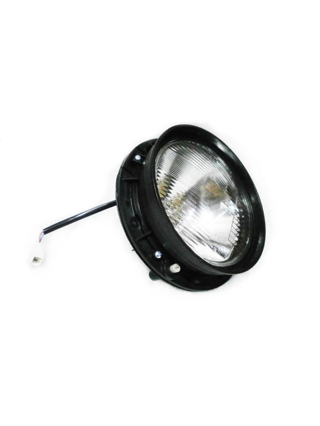 Фара для а/м УАЗ 452 в сборе галоген. с плоским стеклом (с ободком)