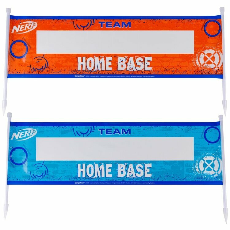 Декоративный баннер КНР NERF HOME BASE, 25х89 см, 2 шт