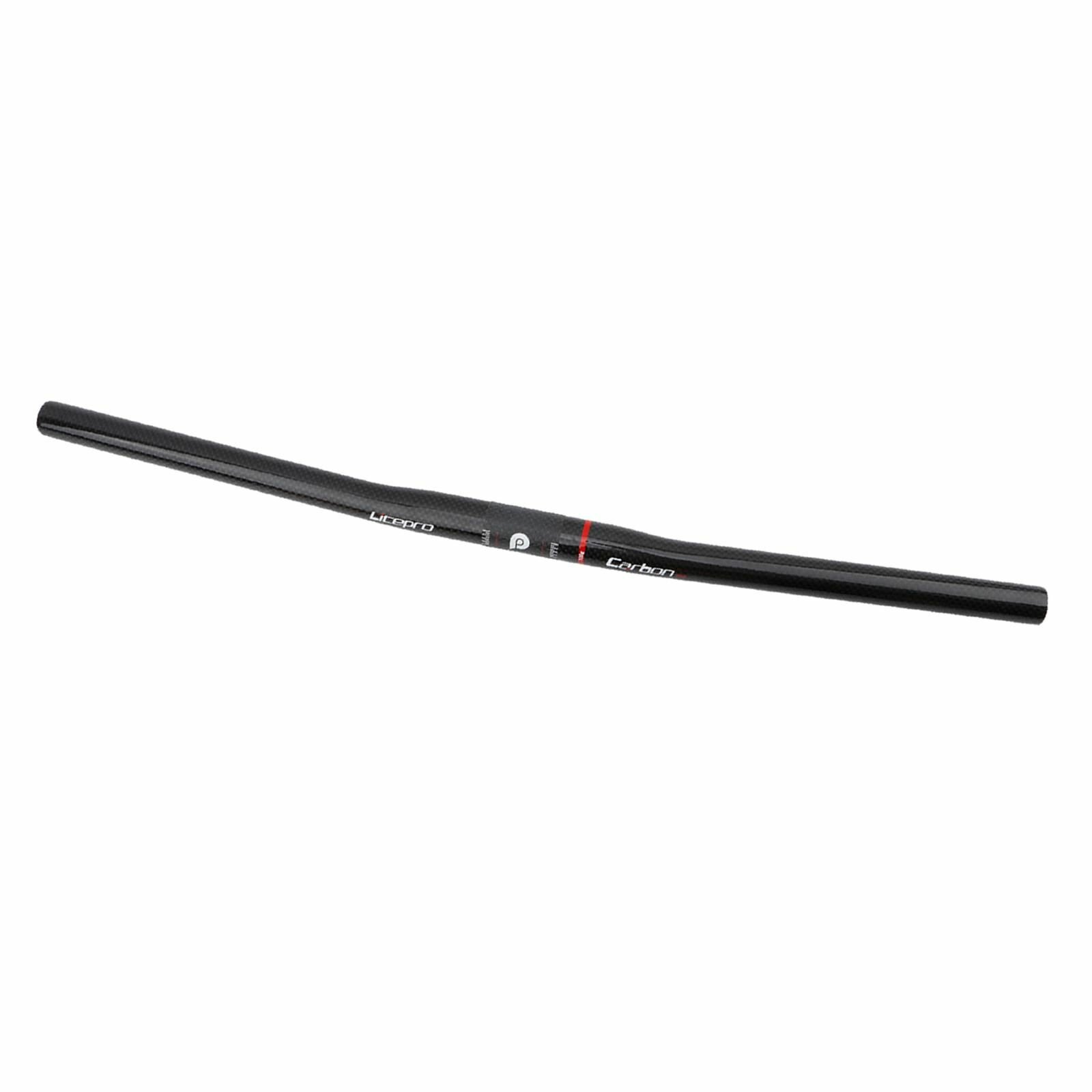 Карбоновый руль для горного велосипеда Flat Black Bar 540x25,4 мм