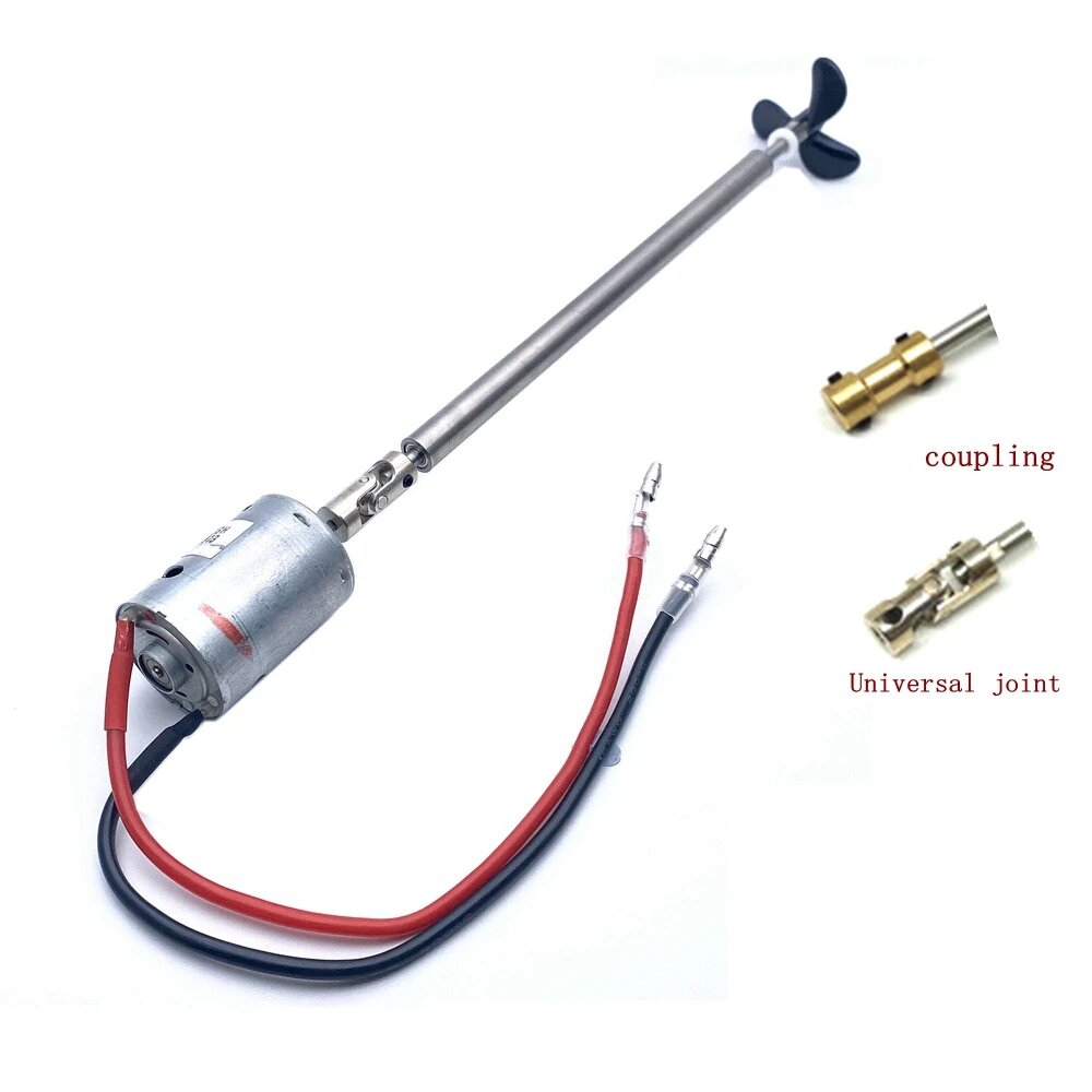 Электрический двигатель 380 DC 6В-12В 15CM-10CM, With Coupling