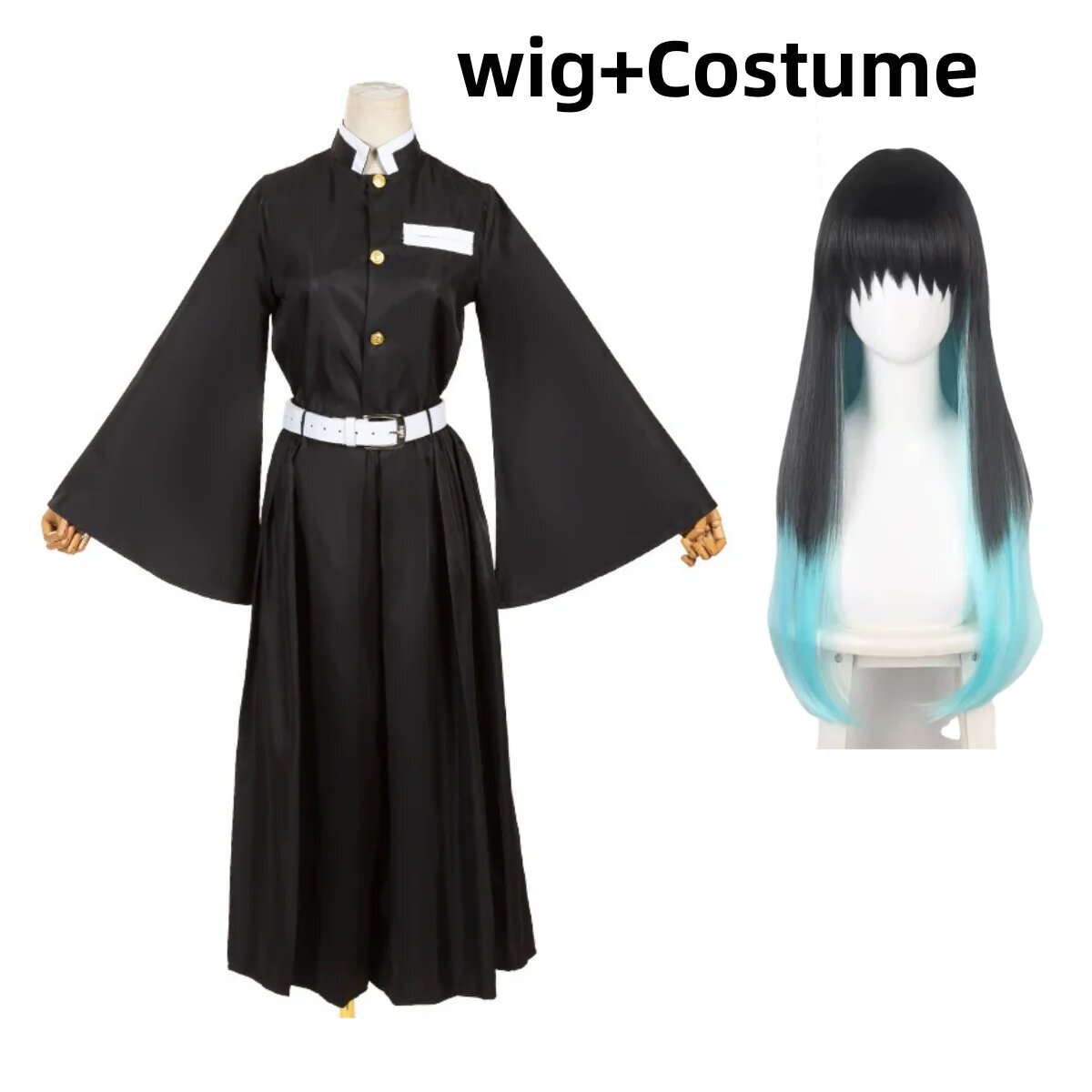 AESMT Косплей костюм Токито Муичиро L, suit wig