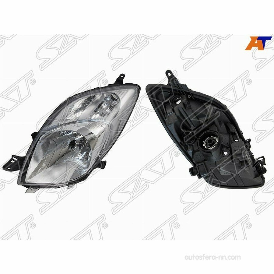 SAT ST21211L2L Фара Toyota Vitz 05-07 / Yaris 05-08 (Слева/ С электрокорректором/ 3/5D HBK)