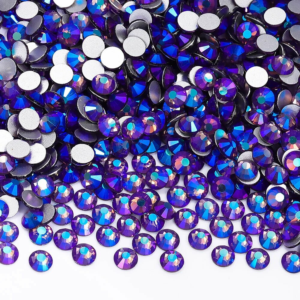 Стразы фиолетовые Tanzanite AB SS30 (288шт)