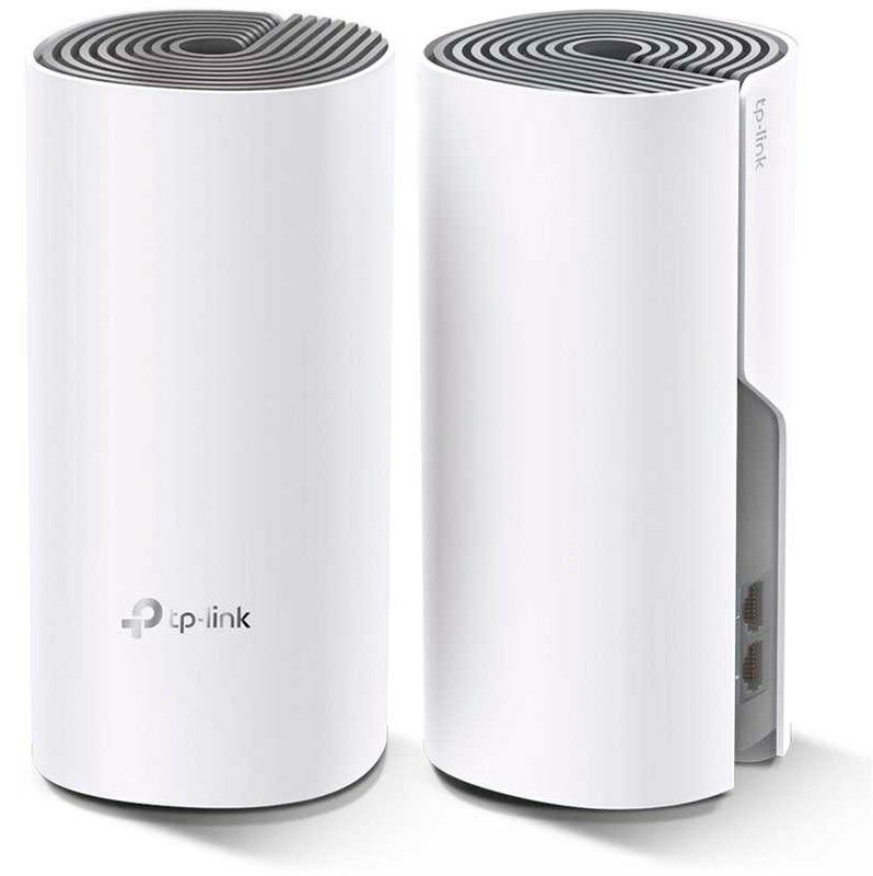 Маршрутизатор TP-Link Deco E4 DECO E4 2-PACK AC1200 10/100Base-TX Бесшовный Mesh белый упак:2шт