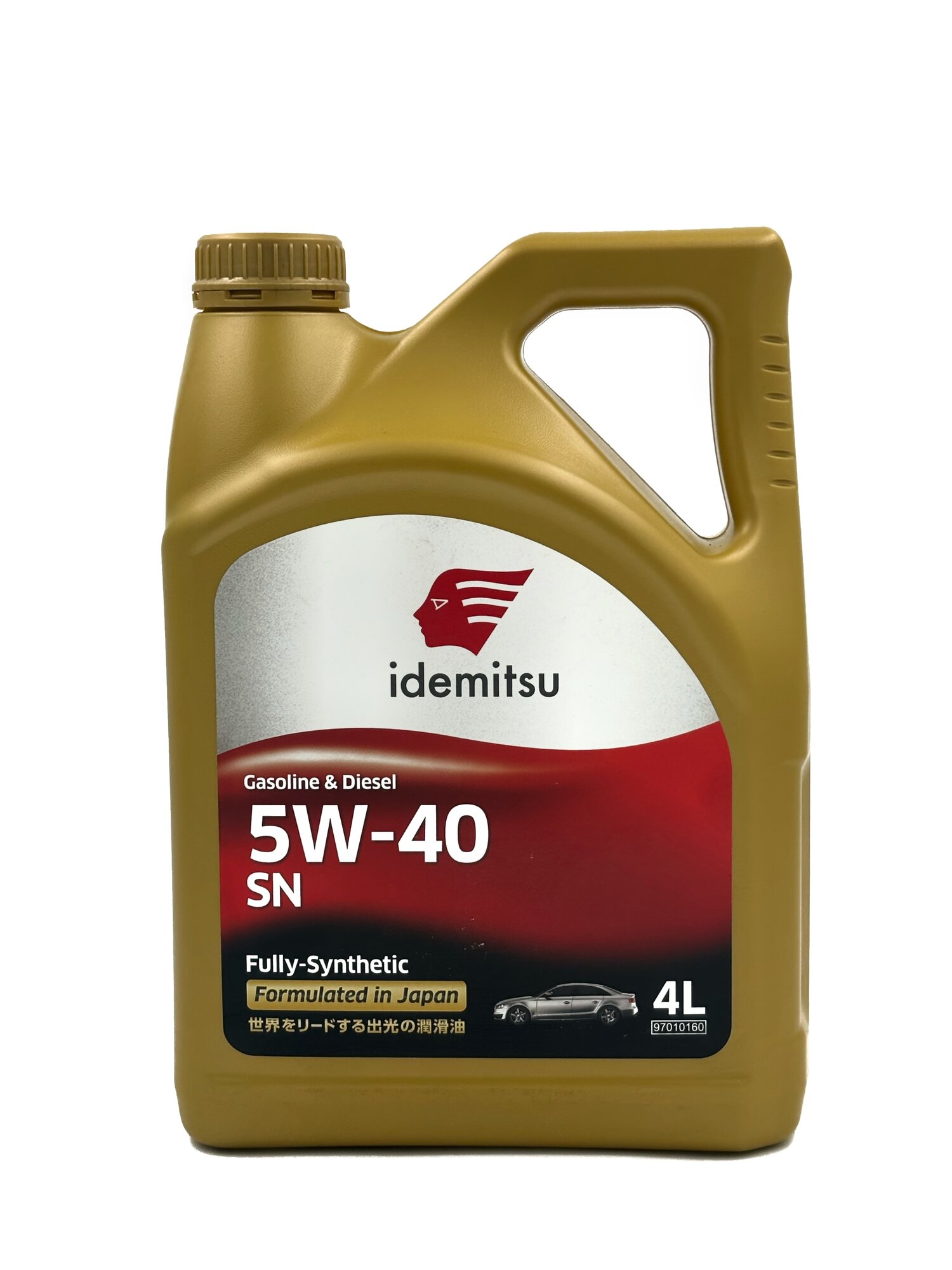 Масло моторное Idemitsu 5w-40 SN, синтетическое, 4 литра, для авто