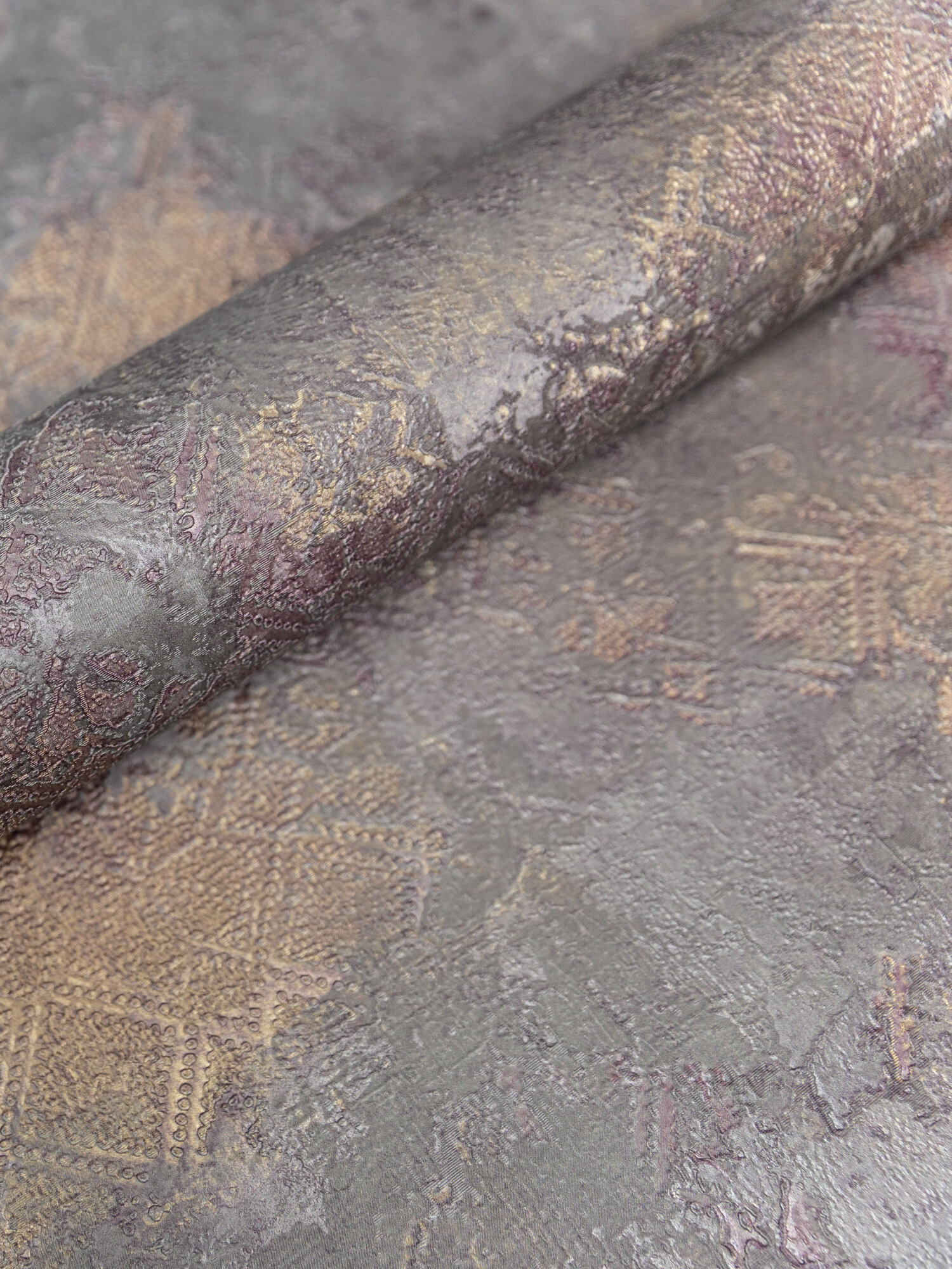 Обои виниловые на флизелине метровые 1.06 KERAMA MARAZZI, Ренессанс, мотив, коричневый, KM7004