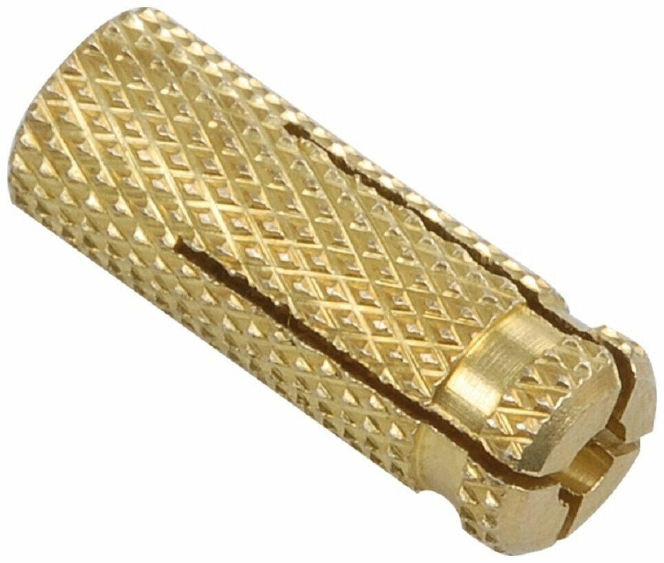 Латунный анкер цанга с насечками М10x33 Металл Сервис (50 штук)