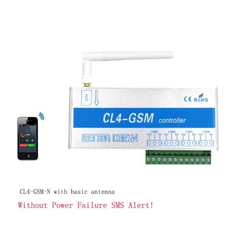 CL4-GSM контроллер с короткой антенной