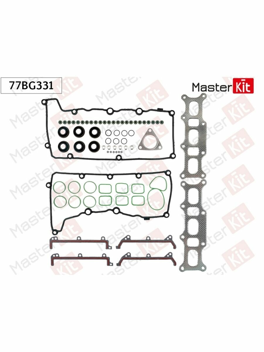 Комплект прокладок ДВС MasterKit 77BG331 для AUDI A6, PORSCHE Panamera, Volkswagen Touareg / ауди а6, порш панамера, фольксваген туарег