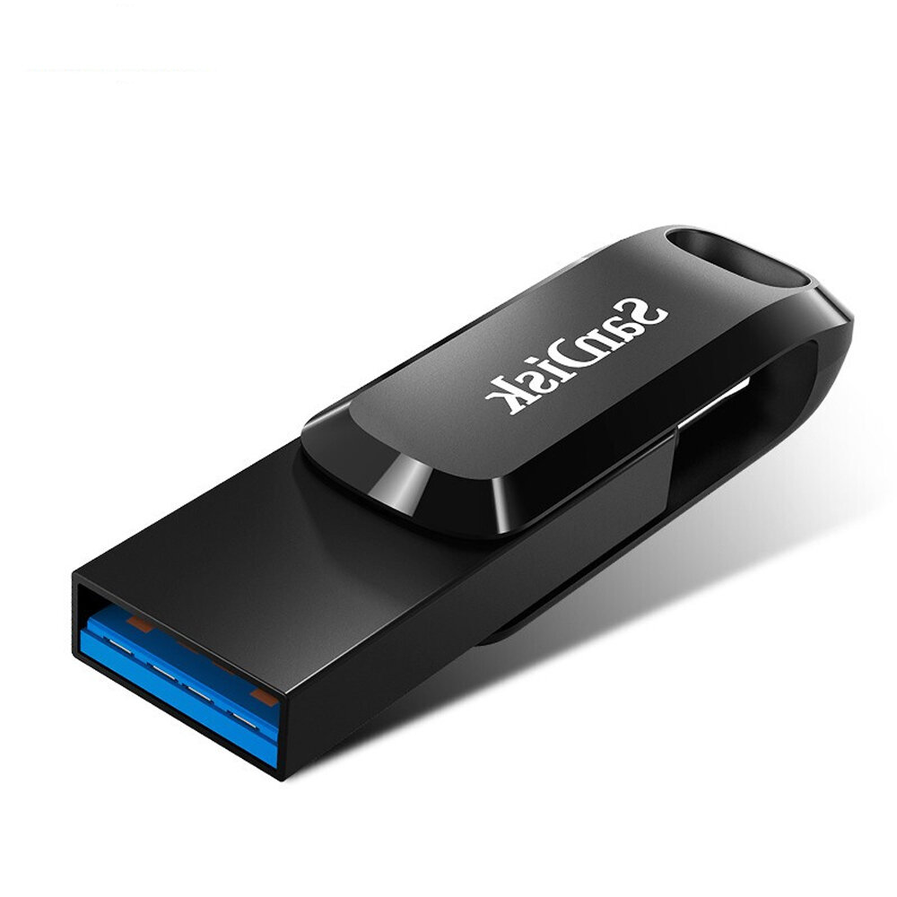 USB-флешка SanDisk Ultra Dual Drive Go USB3.1 Двухпортовая 64GB USB Type-C для телефона ПК ноутбука