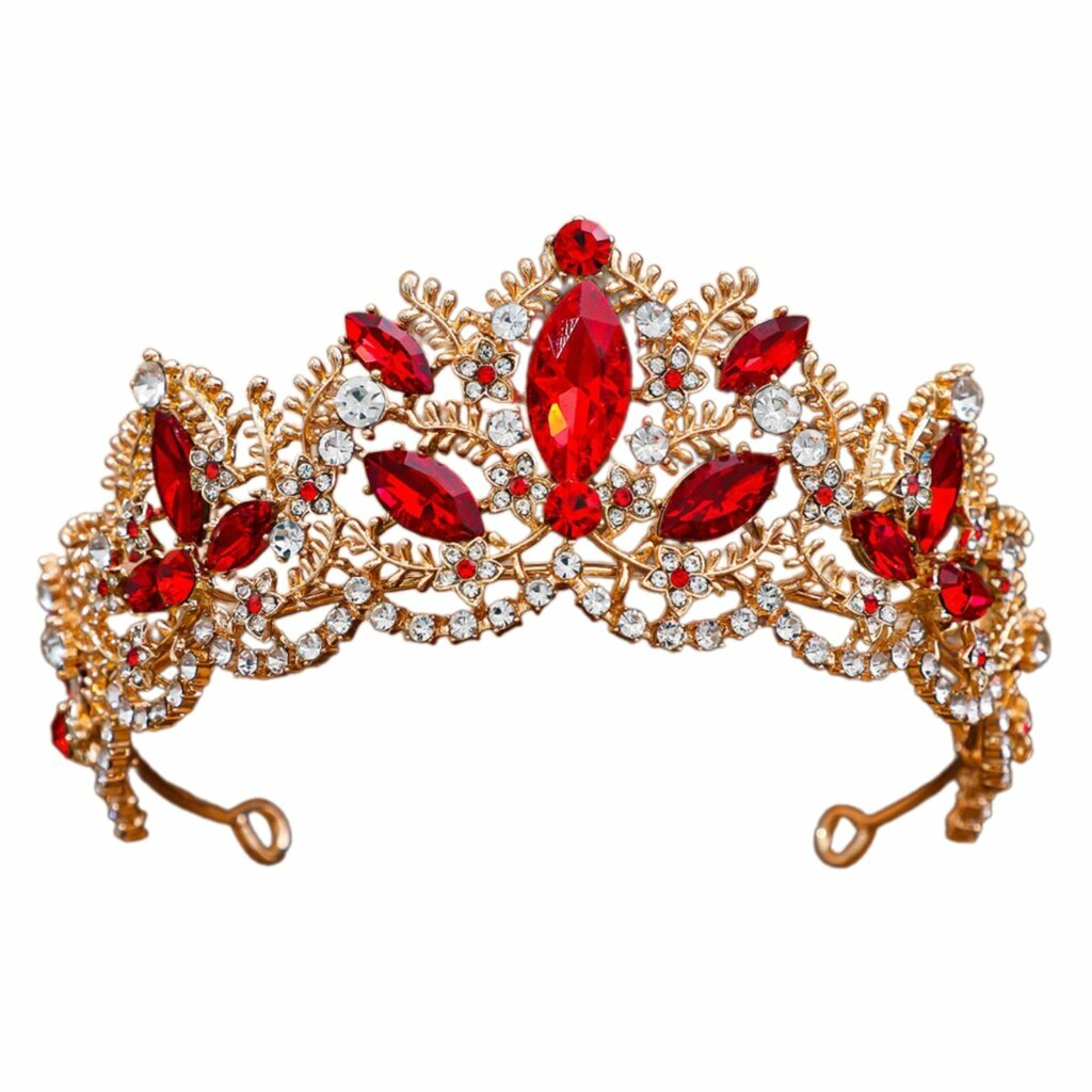 Elegant Crystal Headpiece Hair Decoration Crown Headwear for Special Occasion