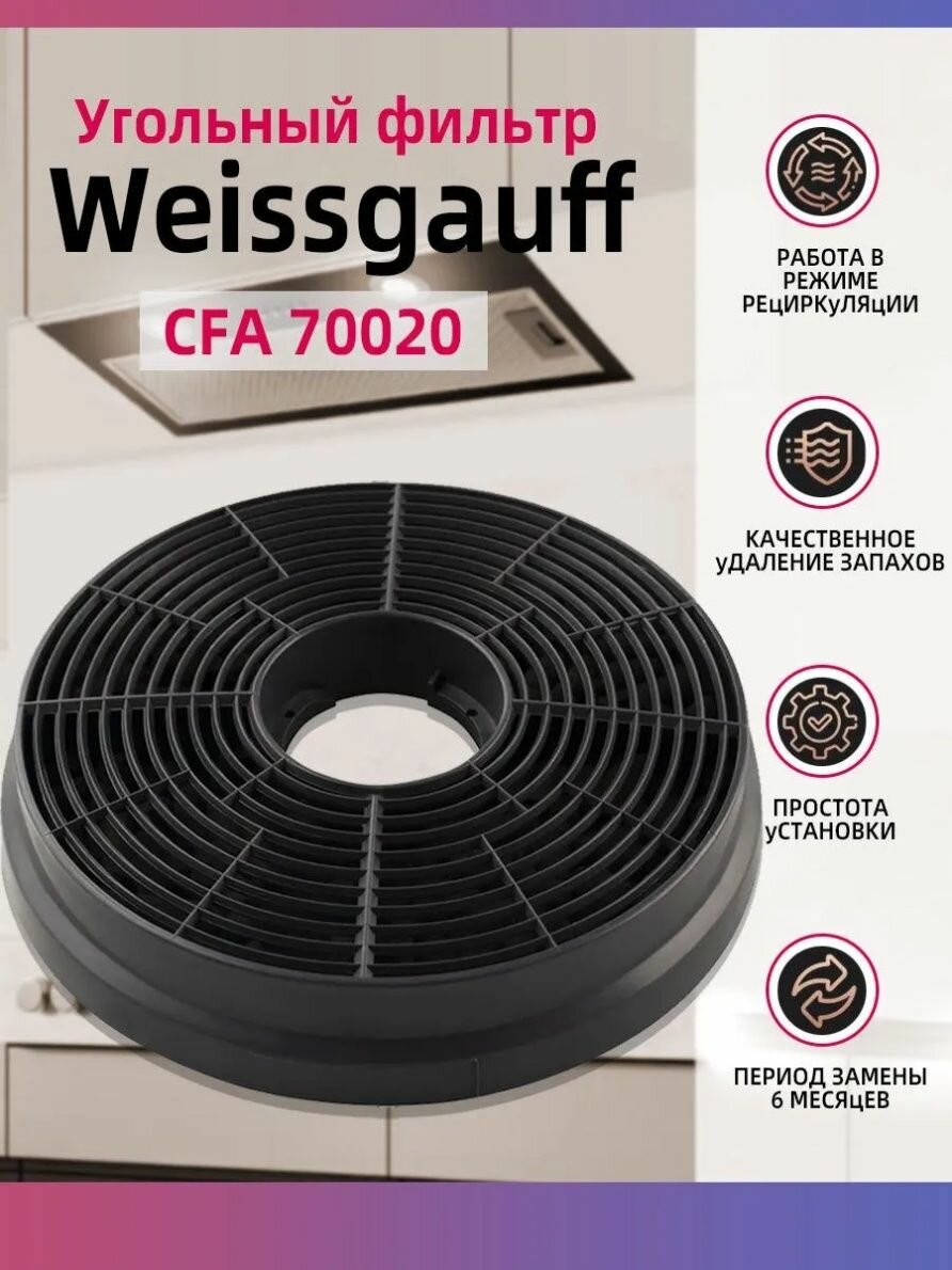 Эксклюзивный фильтр угольный Weissgauff CFA 70020
