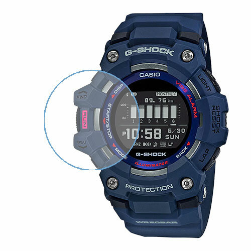 Скрин Мобайл защитный экран для часов Casio GBD-100-2 из нано стекло 9H