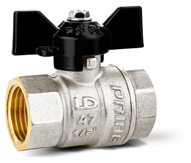Кран шаровой 1"- 25 ВР-ВР бабочка LD Pride