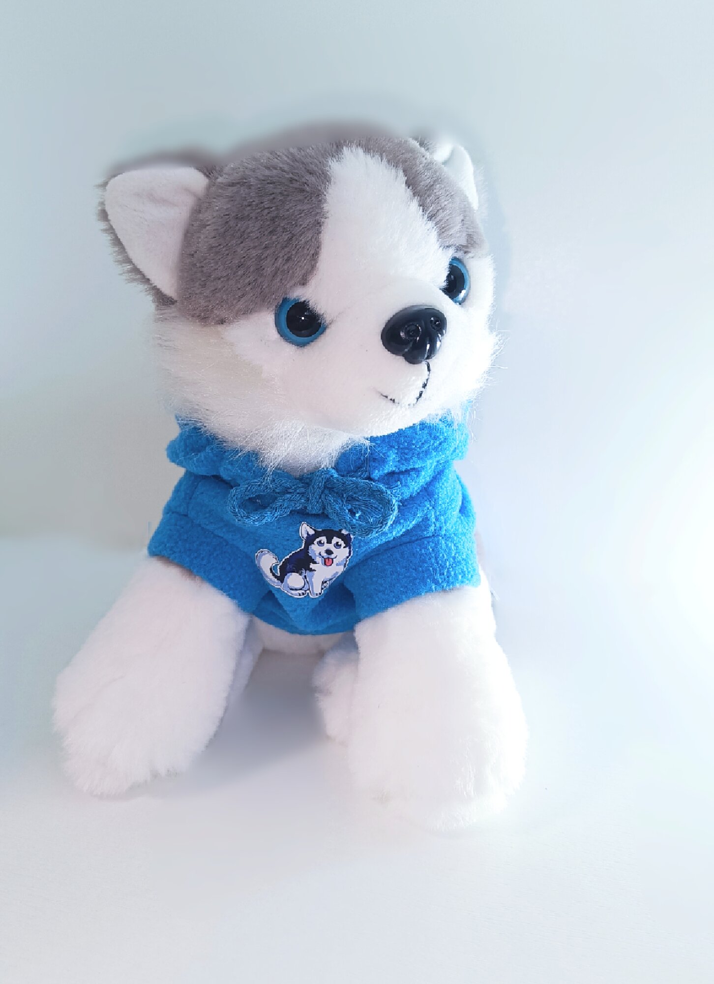 Мягкая игрушка собака Хаски Джек 22см Mi228