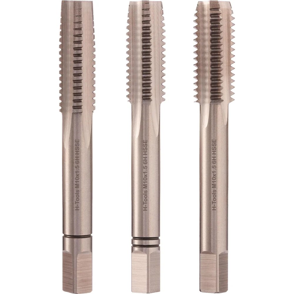 Набор метчиков из 3-х шт. H-Tools М10 шаг 1.5мм DIN352 HSSE 230100EHT