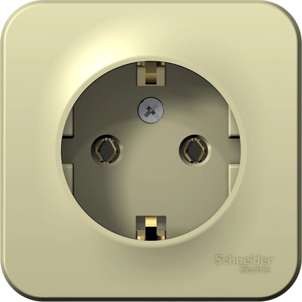 1-местная розетка Systeme Electric открытой проводки Blanca 16А IP20 250В с заземлением, сетей до 250в