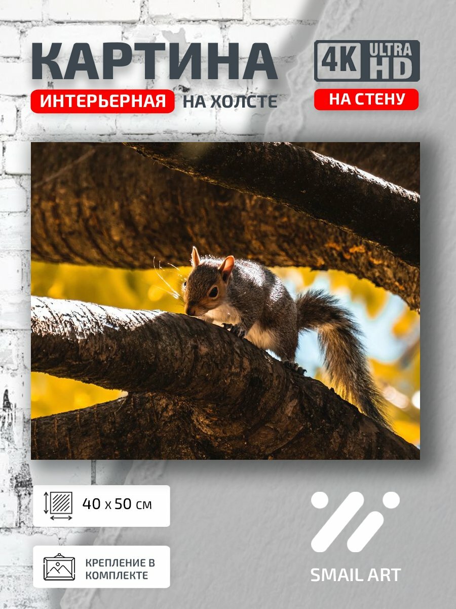 Картина на холсте интерьерная 40 на 50 на стену Дерево Landscape для спальни пейзаж декор