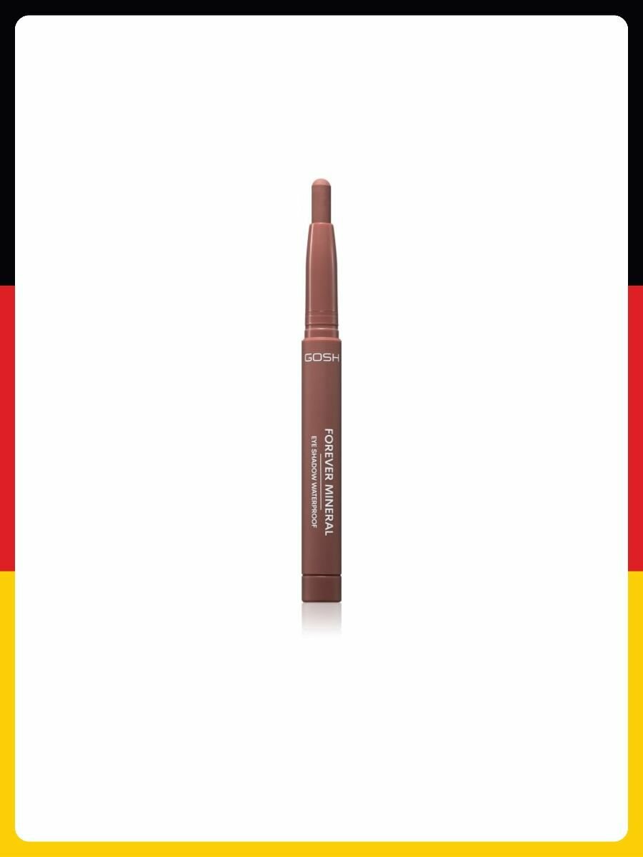 Тени для век Gosh Forever Mineral Matte long-lasting eyeshadow in stick form 016 Matt Chocolate, 1,4 г