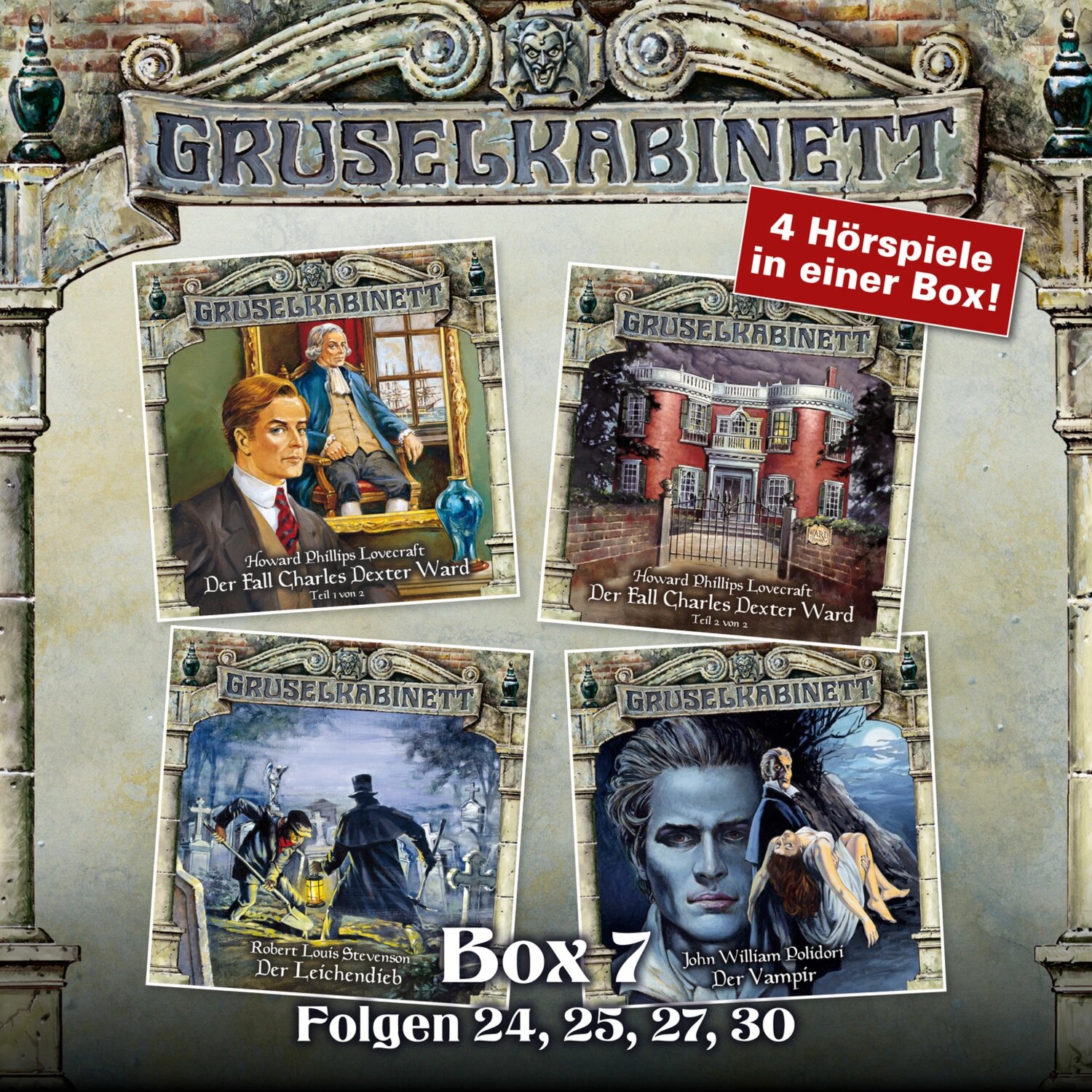 Gruselkabinett, Box 7: Folgen 24, 25, 27, 30 [Аудиокнига]