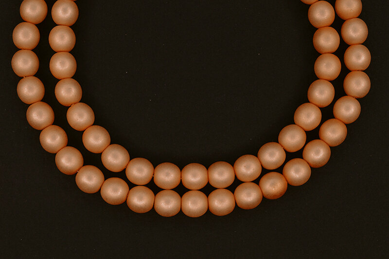 Жемчуг Preciosa, цвет 70115 матовый бежевый, 6мм, 10шт