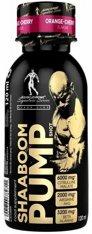 Kevin Levrone SHAABOOM PUMP JUICE SHOT, 120 мл. Упаковка 12 шт