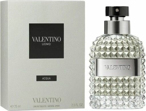 Valentino uomo aqua 75ml туалетная вода мужская