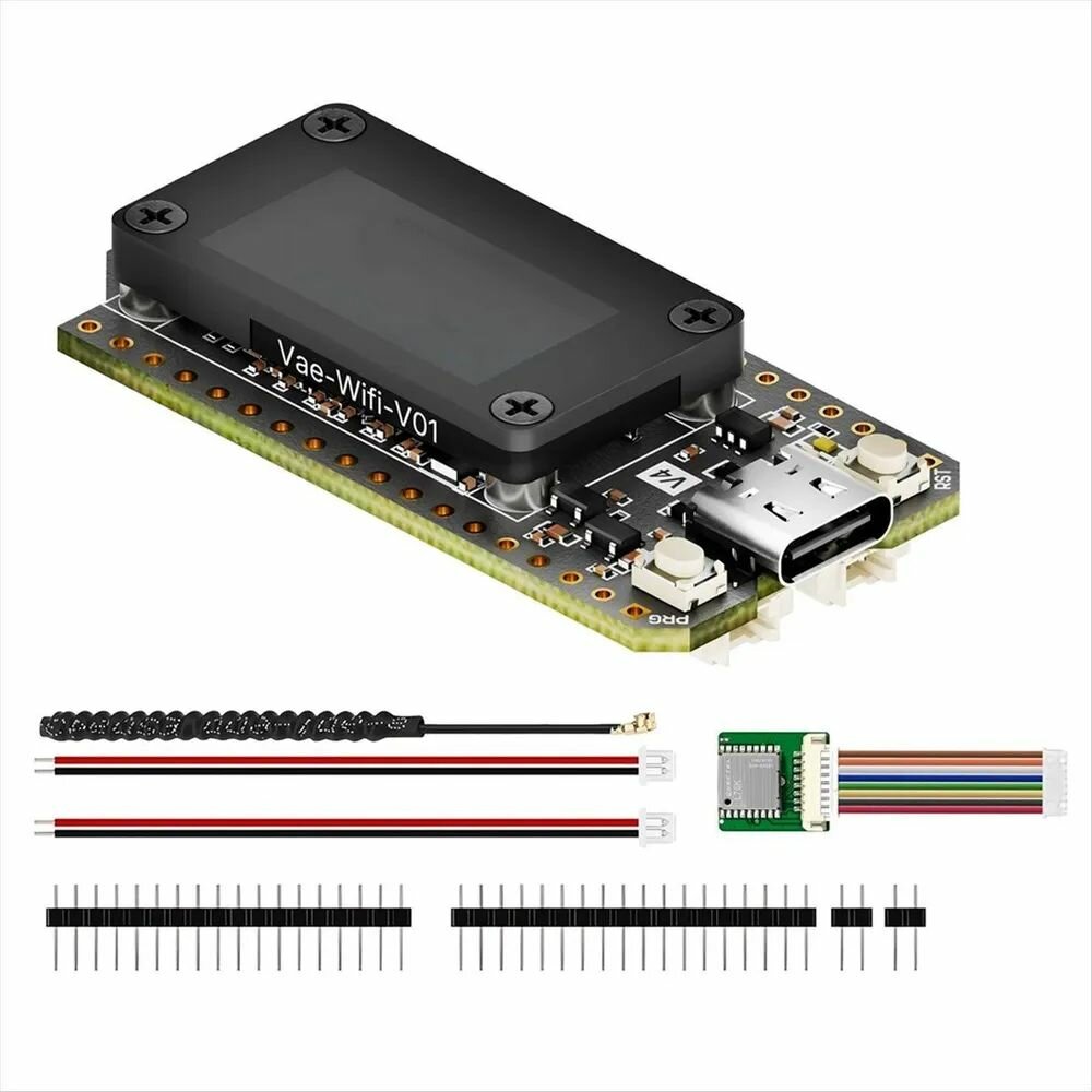 LoRa 32 V4 Meshtastic GPS ESP32 SX1262 0,96-дюймовый OLED-дисплей с питанием от солнечной батареи, Mesh-сетевой WiFi BLE с модулем