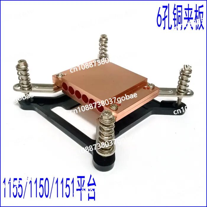 Медный блок для тепловых труб 6 шт 115X 1200 Buckle