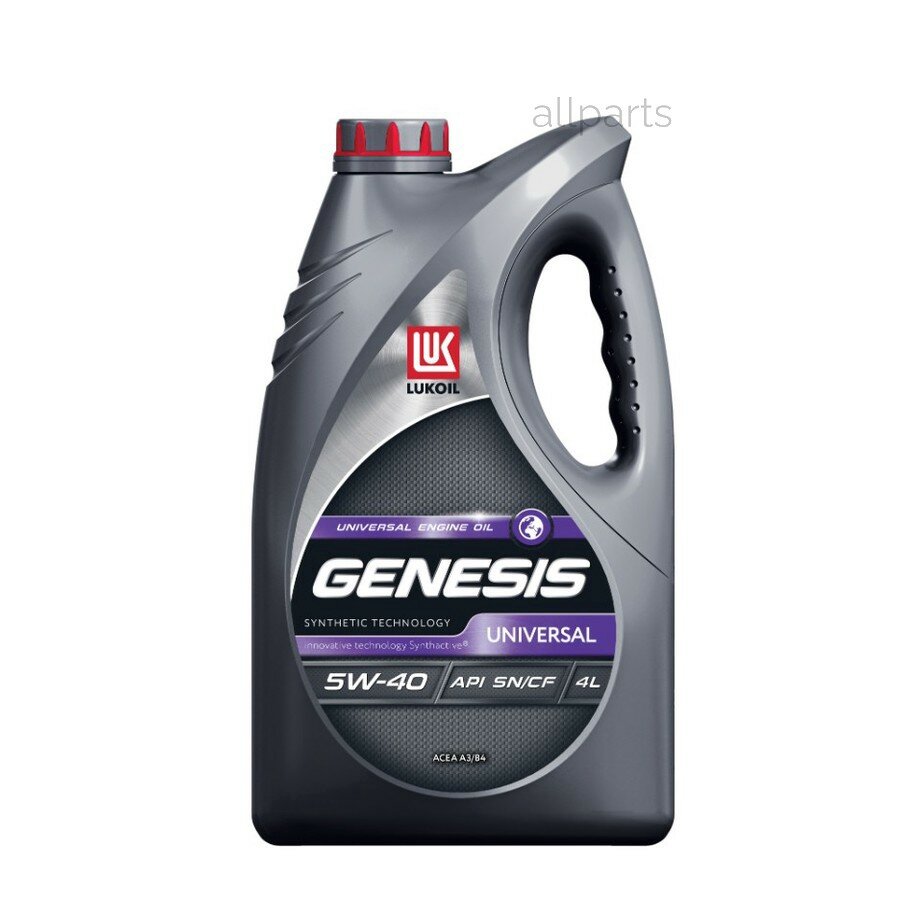 LUKOIL 3148631 5W-40 GENESIS UNIVERSAL, 4л, (полусинт. мотор. масло)