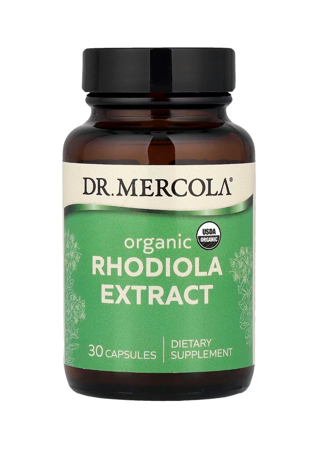 Dr. Mercola экстракт родиолы розовой органический 30 капсул