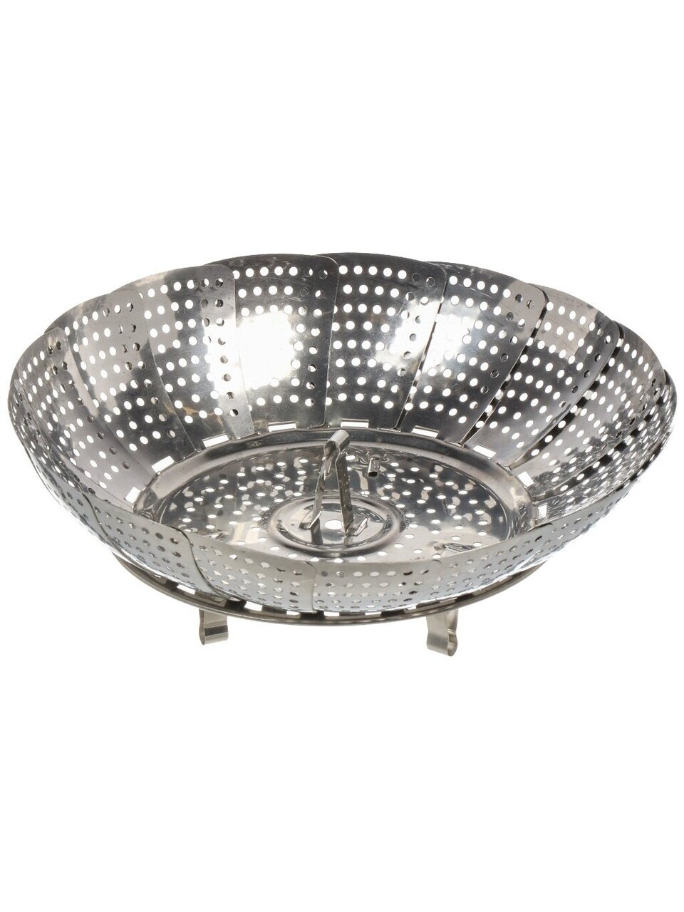 Пароварка для кастрюли 15.8-24 см из нержавеющей стали, 1 ярус