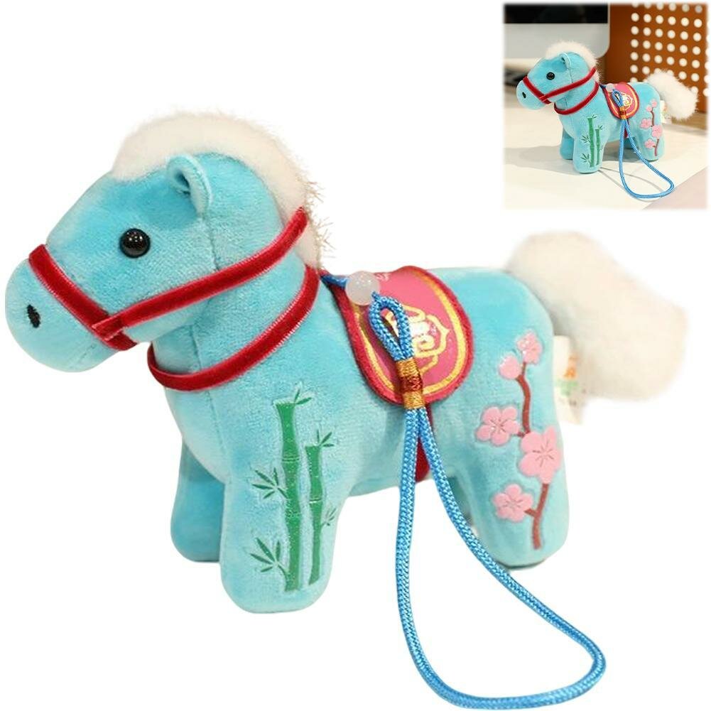 Мягкая игрушка-пони в виде фигурки для декора и подвески