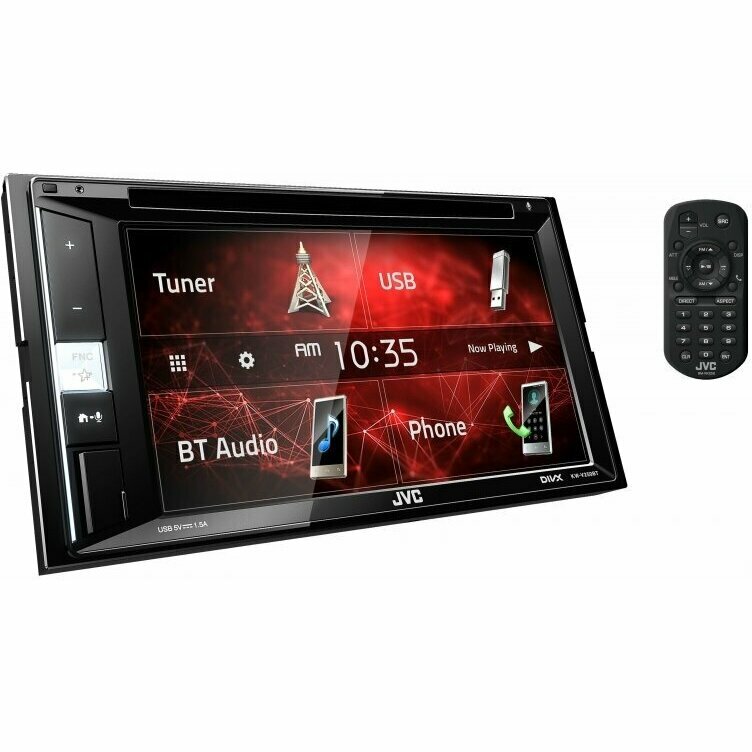 Автомагнитола KW-V250BTM 2DIN 4x50Вт v3.0 DSP 6.2" 3 ПДУ RDS