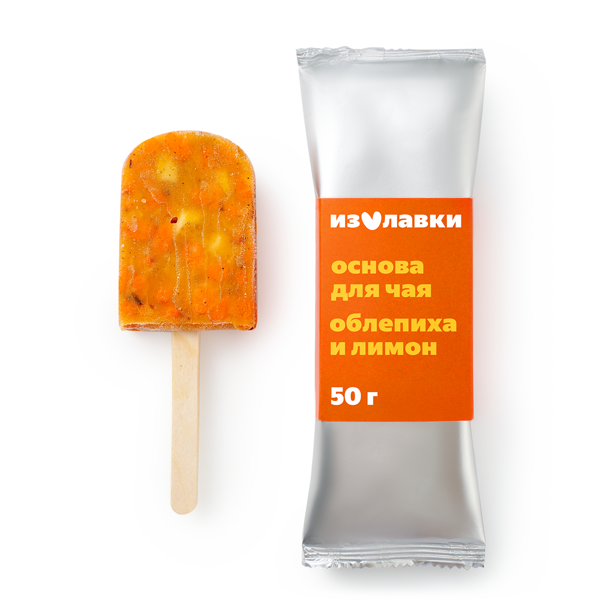 Чайный напиток «Из Лавки» с облепихой, лимоном и пряностями замороженный