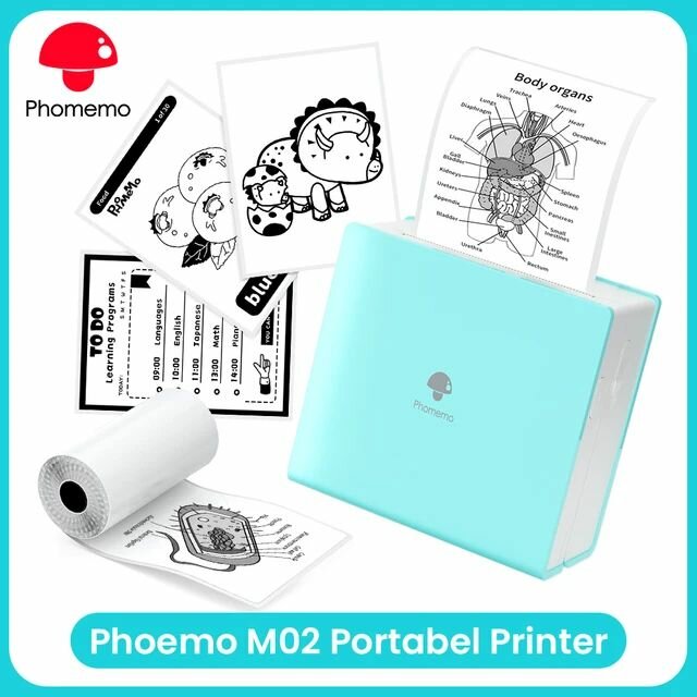 Phomemo M02 Черно-белый Термопринтер